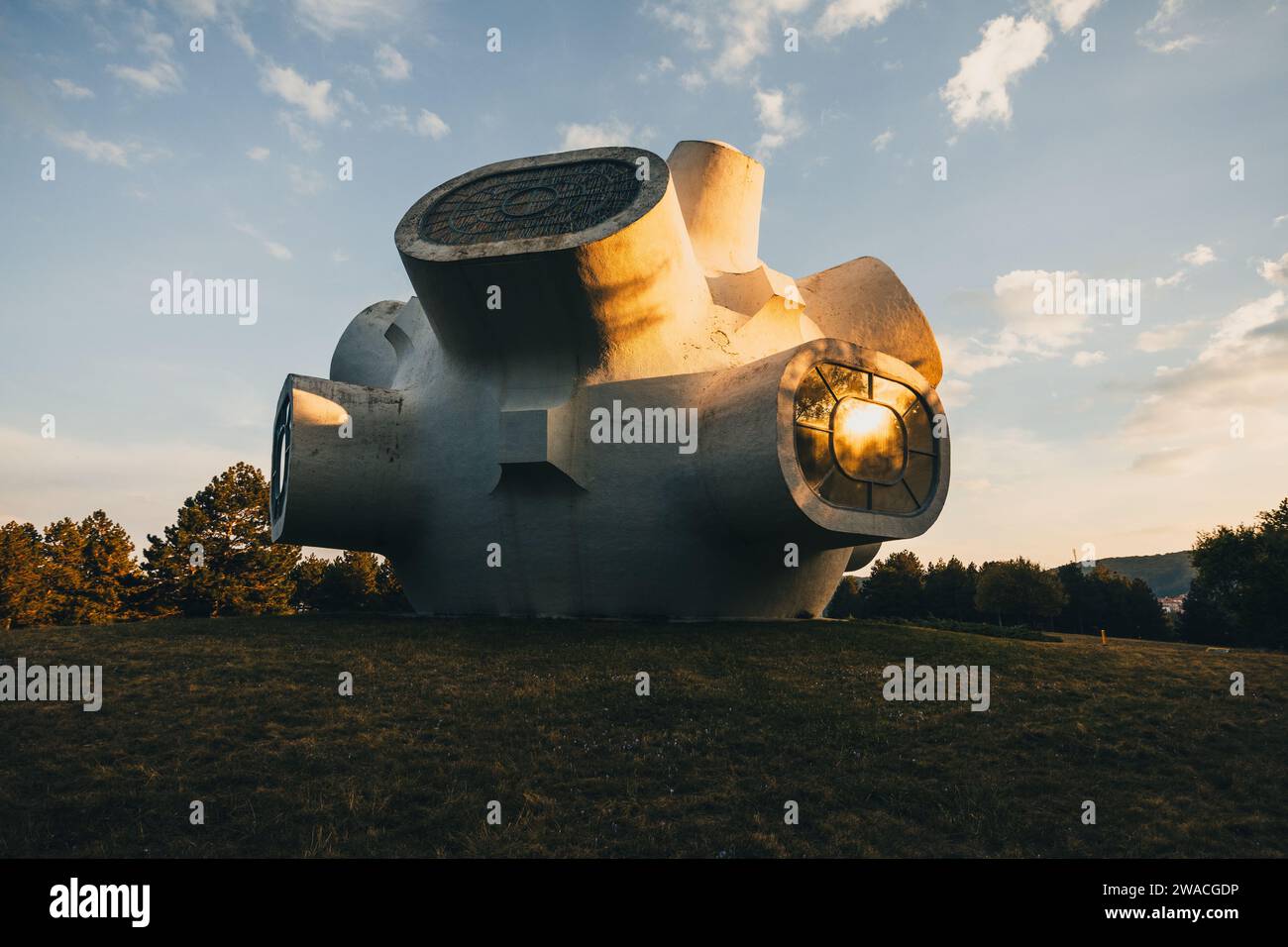 The Makedonium - Ilinden Monument - in the city of Kruševo in North ...