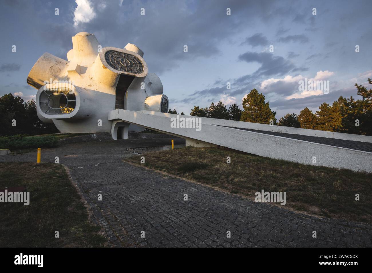 The Makedonium - Ilinden Monument - in the city of Kruševo in North ...