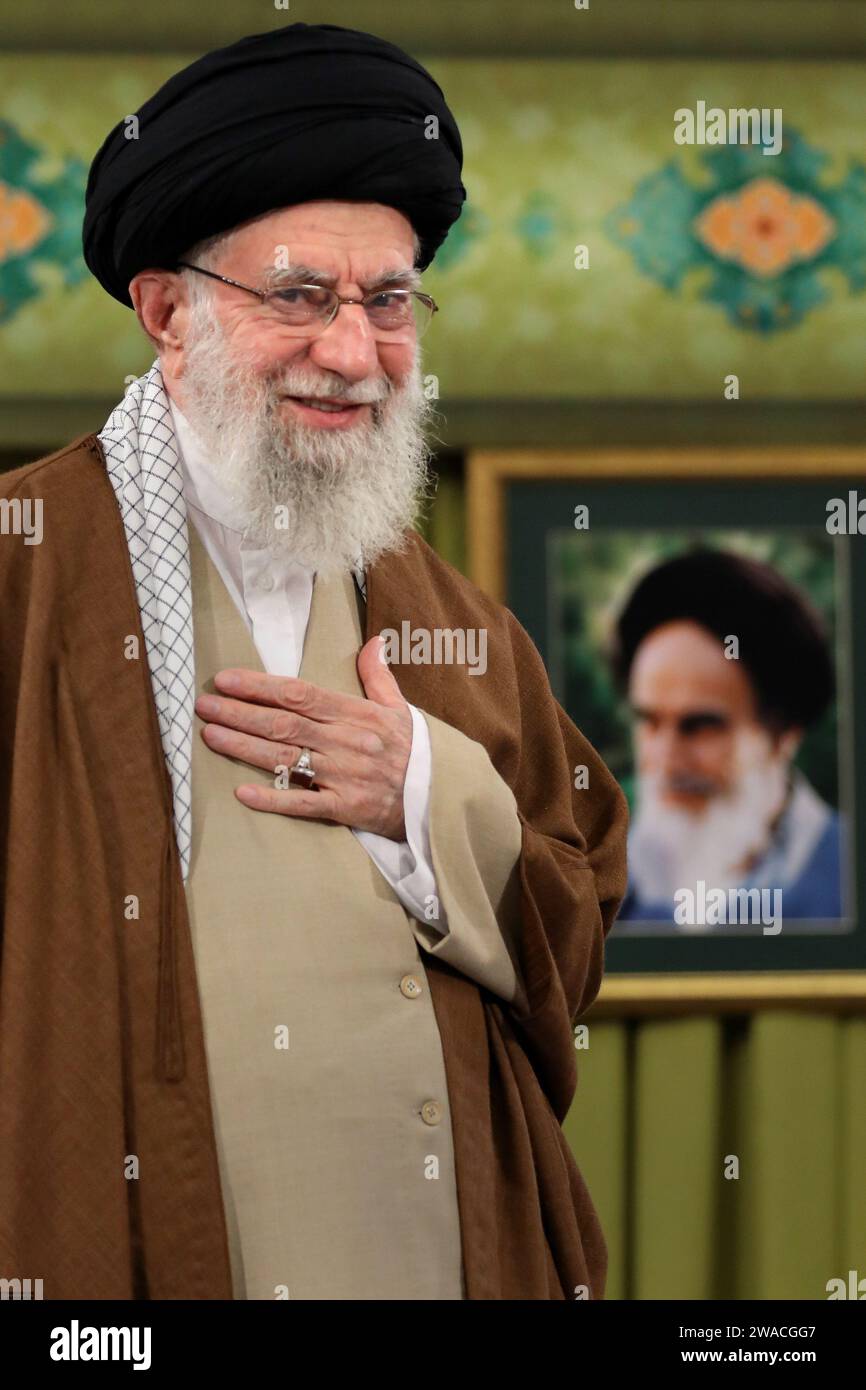Tehran, Iran. 3rd Jan, 2024. Iranian Supreme Leader Ayatollah ALI ...