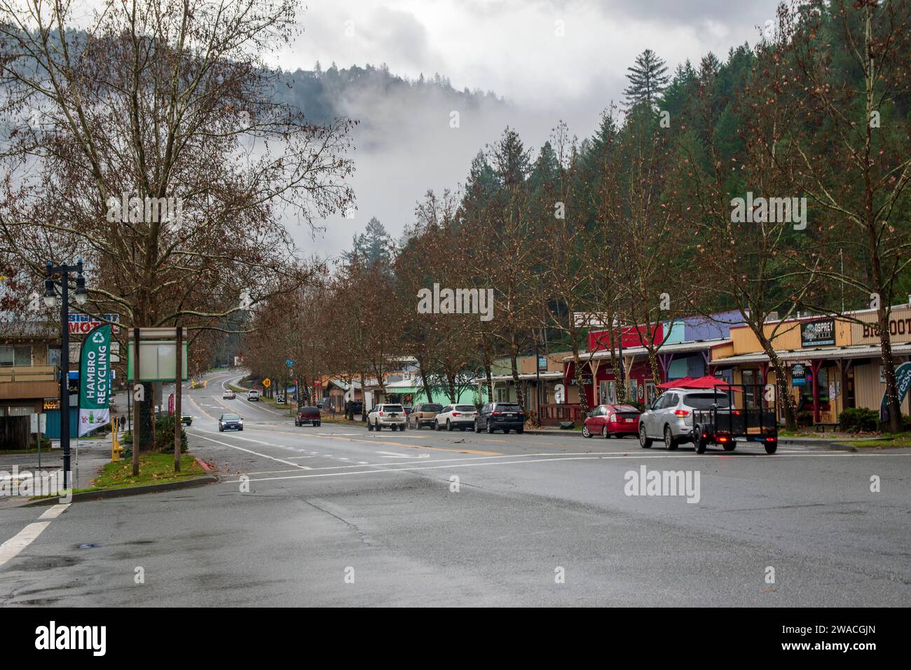 Willow Creek, a small town in Trinity County, CA, USA, has a museum ...
