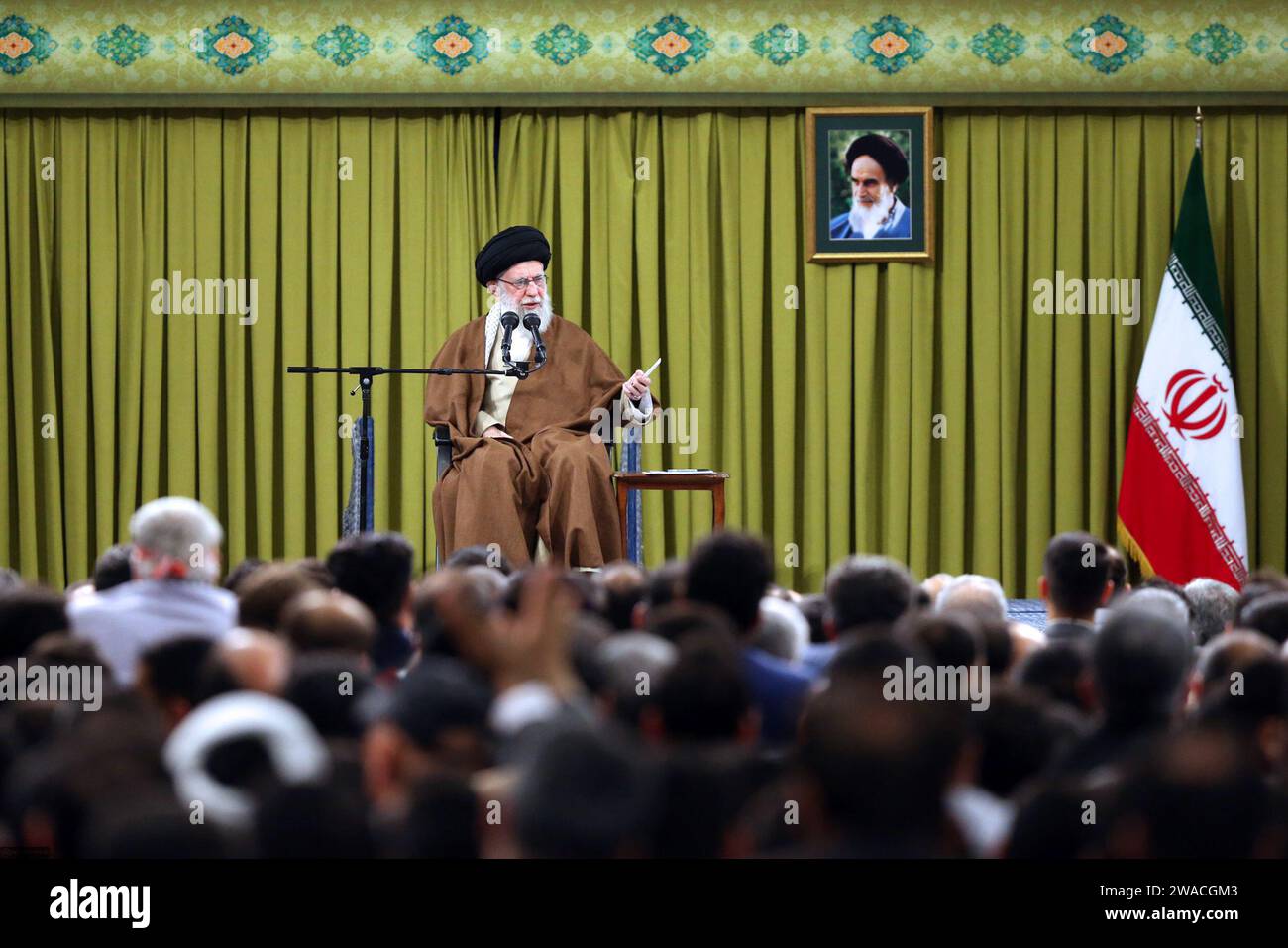 Tehran, Iran. 3rd Jan, 2024. Iranian Supreme Leader Ayatollah ALI ...