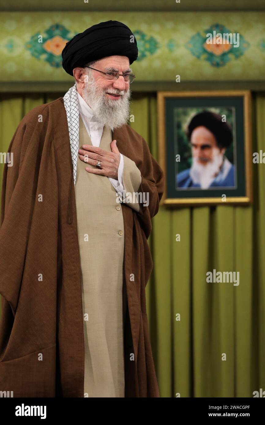 Tehran, Iran. 3rd Jan, 2024. Iranian Supreme Leader Ayatollah ALI ...