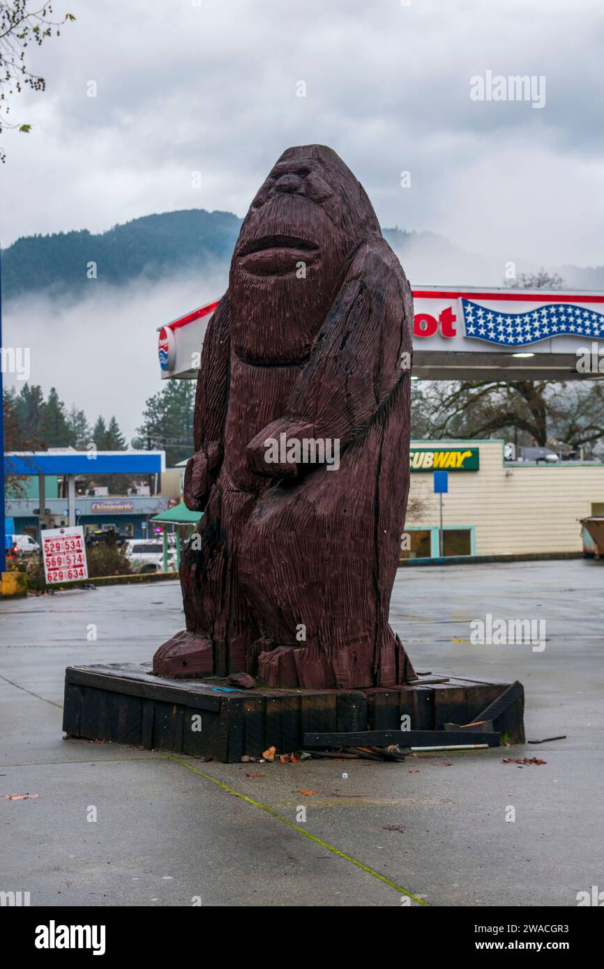 Willow Creek, a small town in Trinity County, CA, USA, has a museum ...