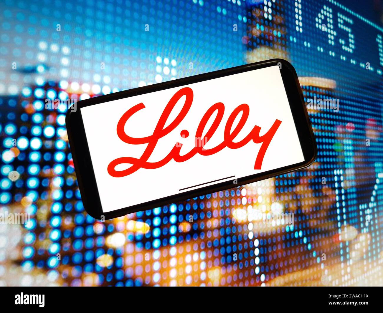 Konskie, Poland - January 03, 2024: Eli Lilly and Company logo ...