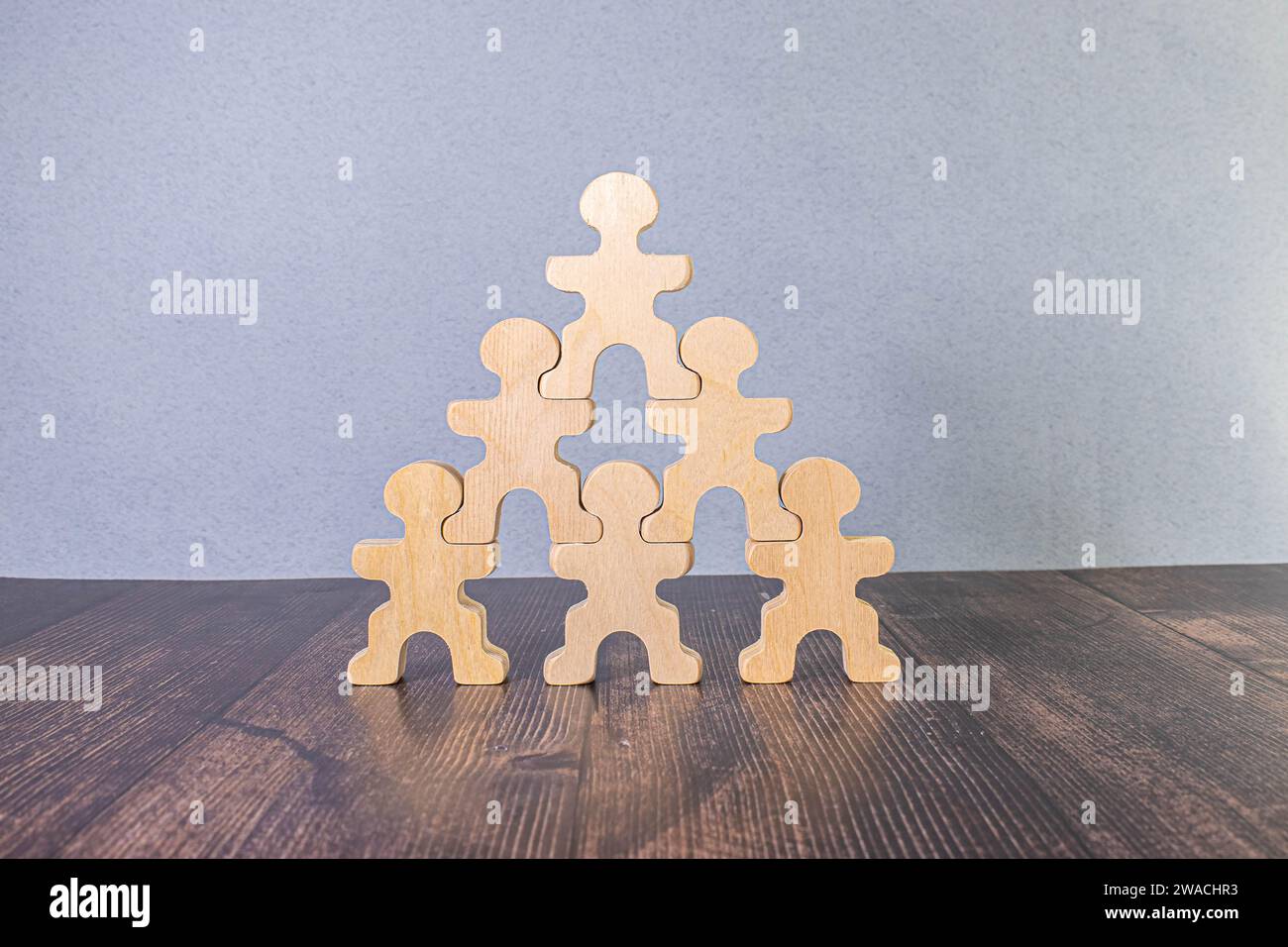 Red board game piece is leading the team to success - Concept of good ...