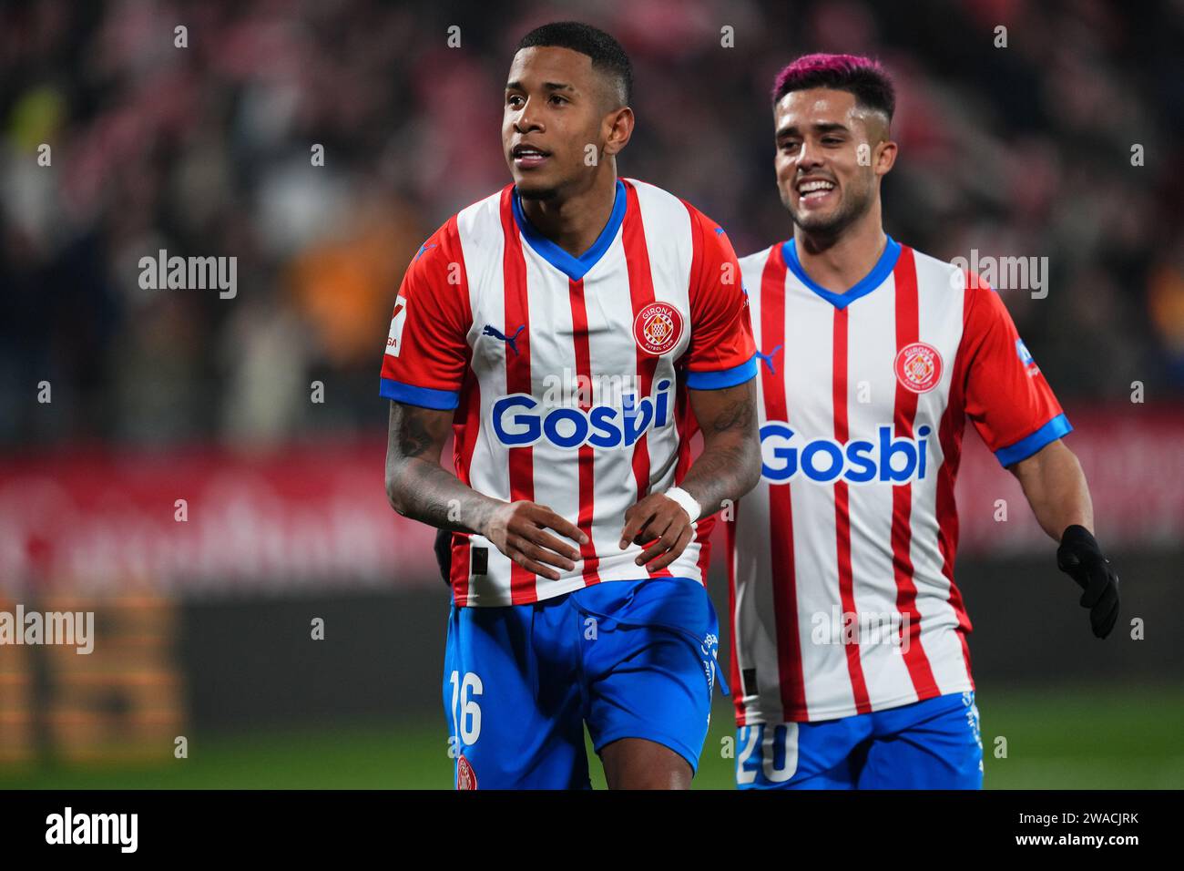Girona, Spain. 03rd Jan, 2024. Savio Moreira Savinho of Girona FC ...