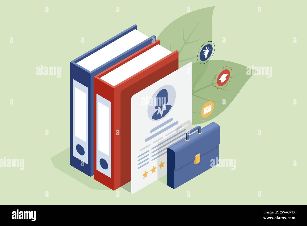 Isometric Online Documentation Database And Digital File Storage System 5798