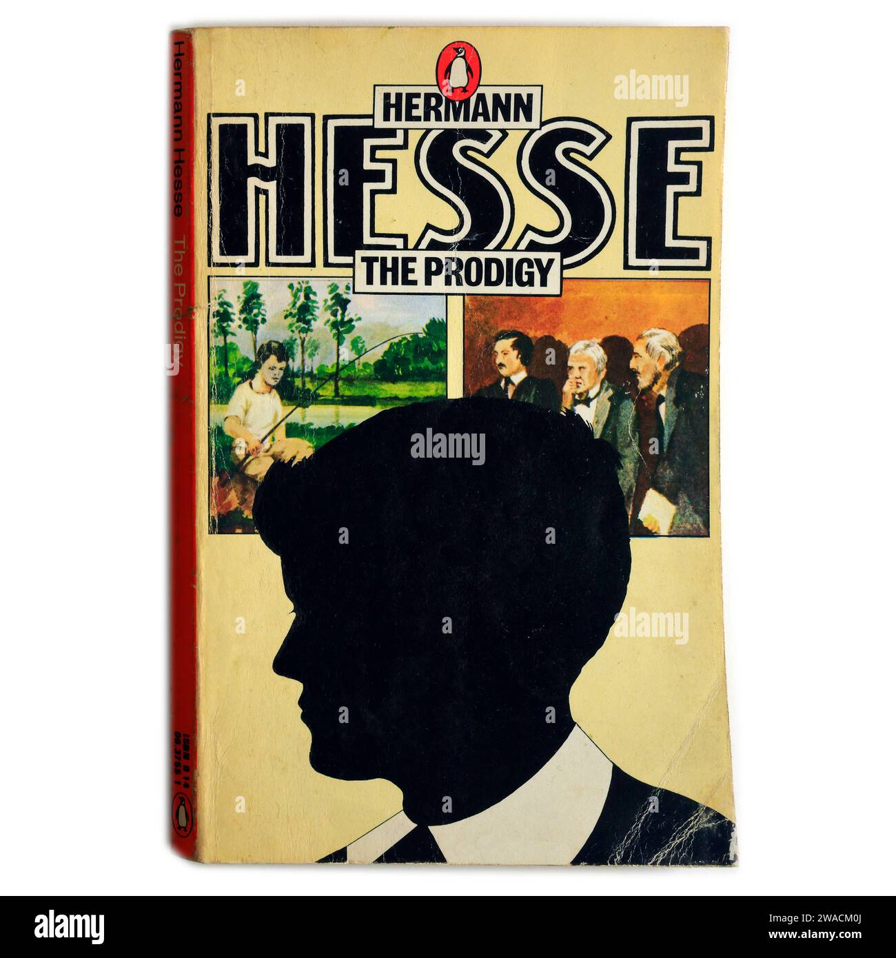 Hermann Hesse - The Prodigy. Paperback on white background, Used ...