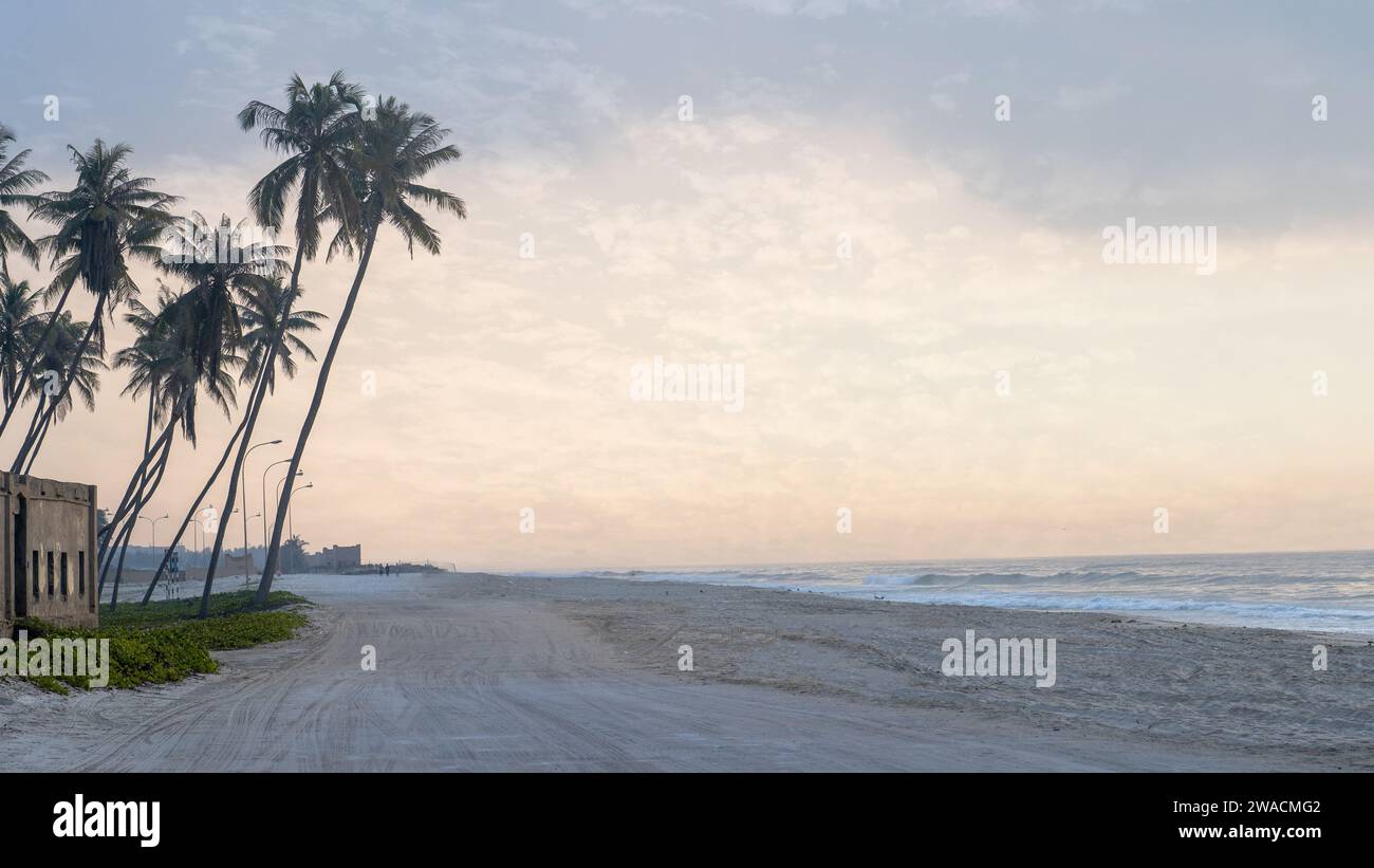 gorgeous al haffa beach in salalah during sunrise, Oman, officially the ...