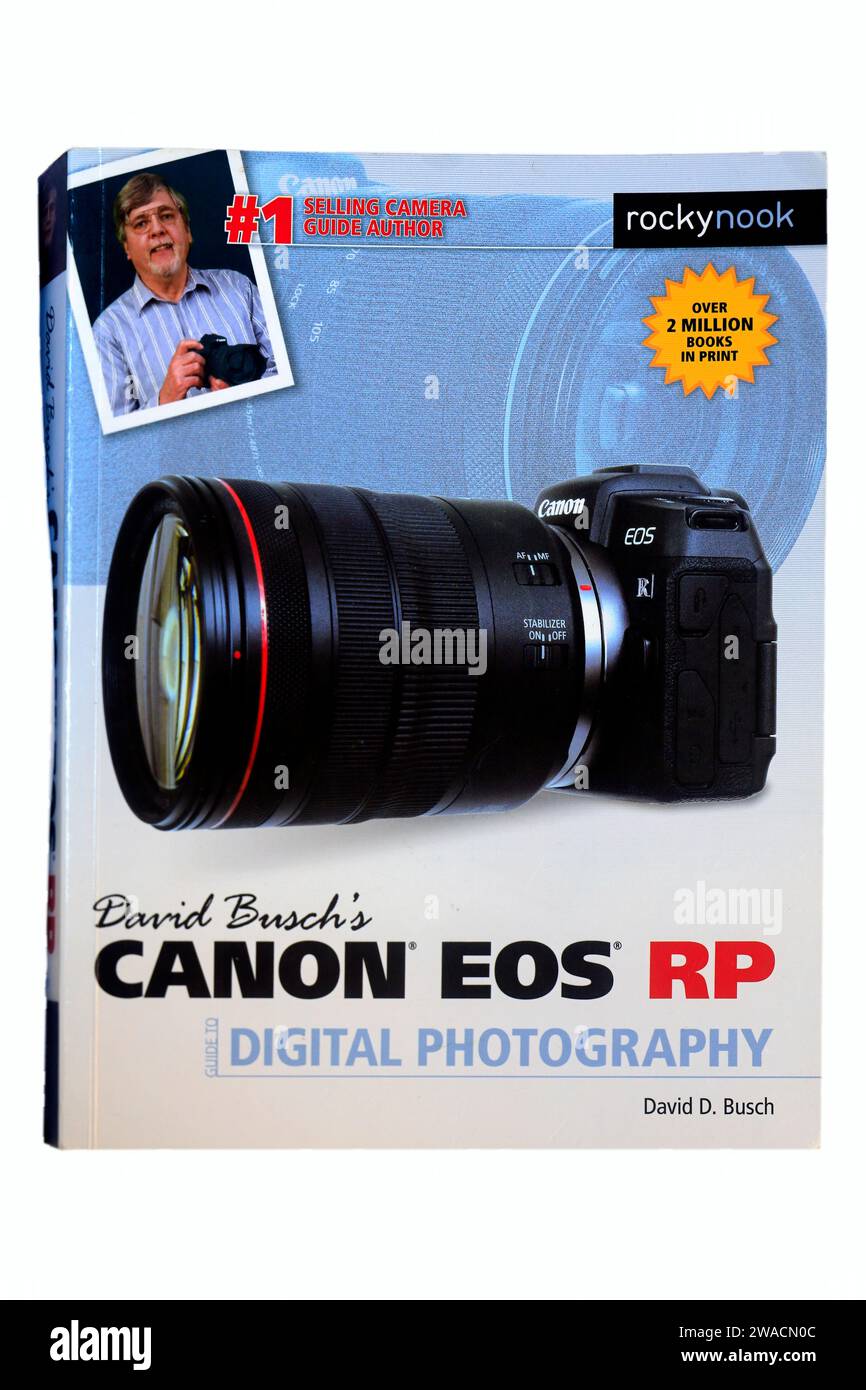 David Busch's Canon EOS RP Digital Photography guide. Book front cover. Studio set up. December ...