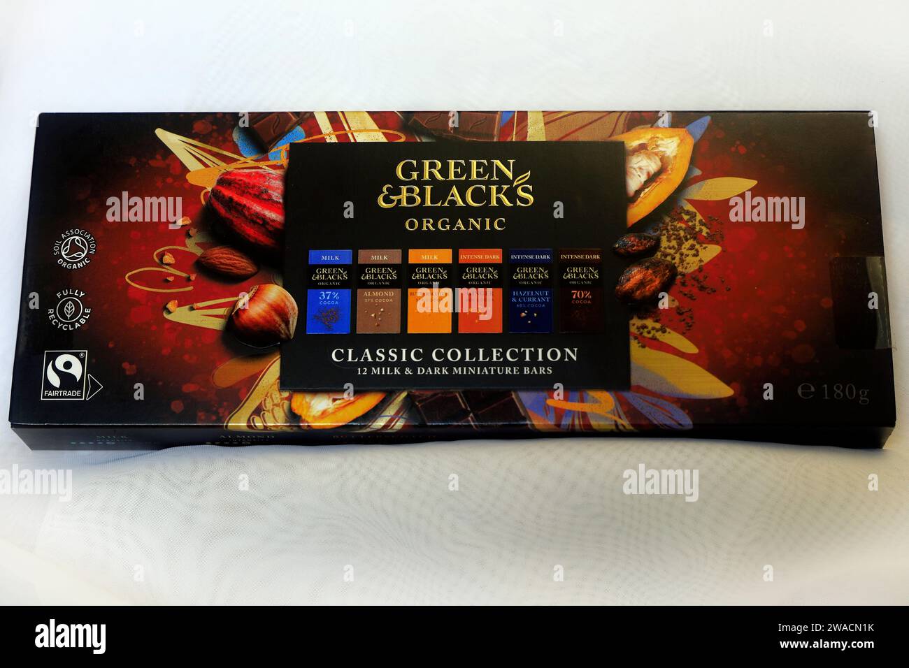 Chocolate box, Green & Black's Organic mini bars classic collection ...