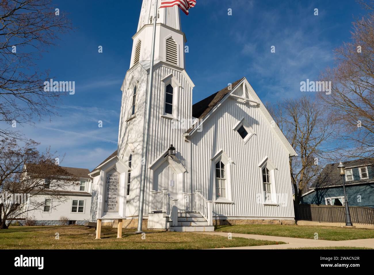 Dwight, Illinois - United States - January 2nd, 2023: Exterior of the ...