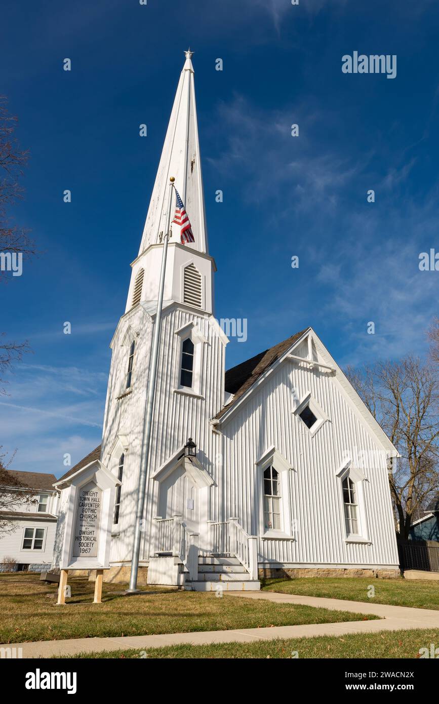 Dwight, Illinois - United States - January 2nd, 2023: Exterior of the ...