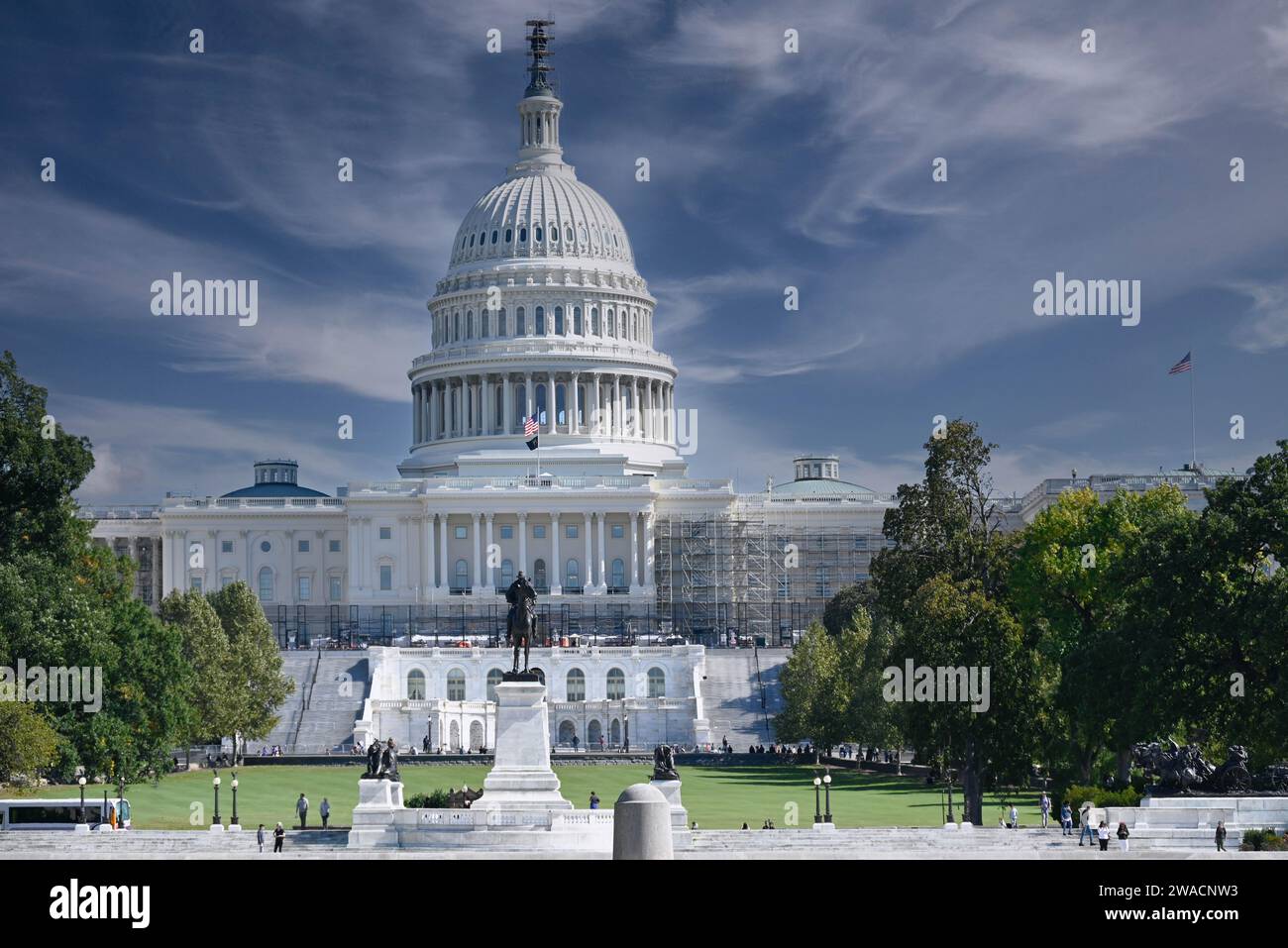 US Capitol Building, built in 19th Century neoclassical style, houses ...