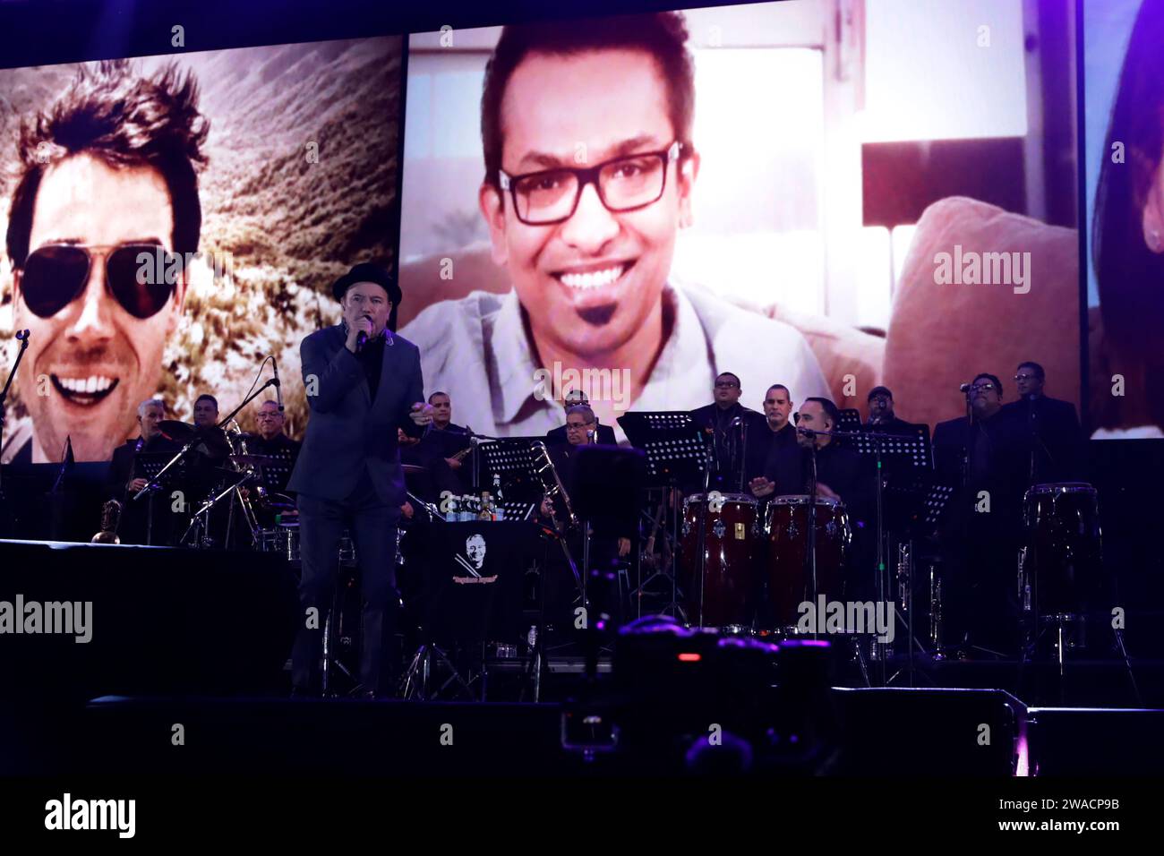 Mexico City, Mexico. 01st Jan, 2024. Panamanian singer-songwriter Ruben ...