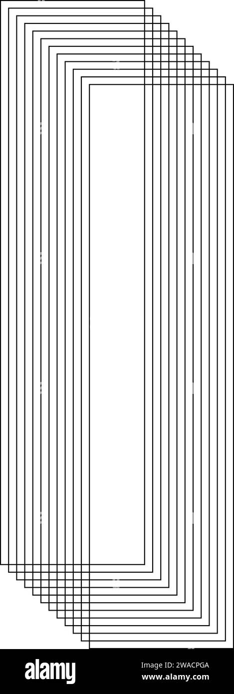 I Letter logo design element. 3D Geometric letter. Streetwear stile ...