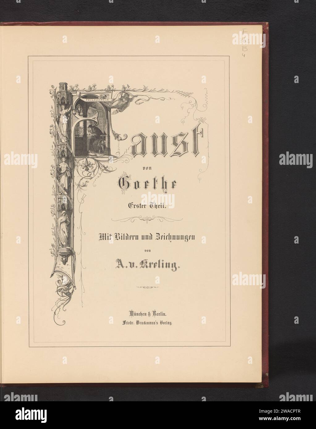 Faust: First part / von Goethe; With pictures and drawings by A. v ...