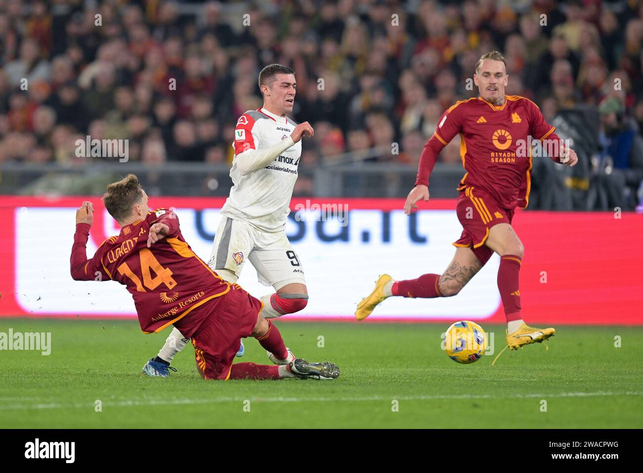 Stadio Olimpico, Rome, Italy. 3rd Jan, 2024. Coppa Italia Football ...