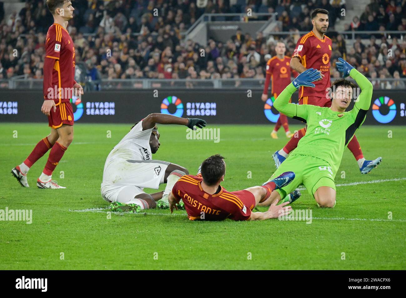 Stadio Olimpico, Rome, Italy. 3rd Jan, 2024. Coppa Italia Football ...