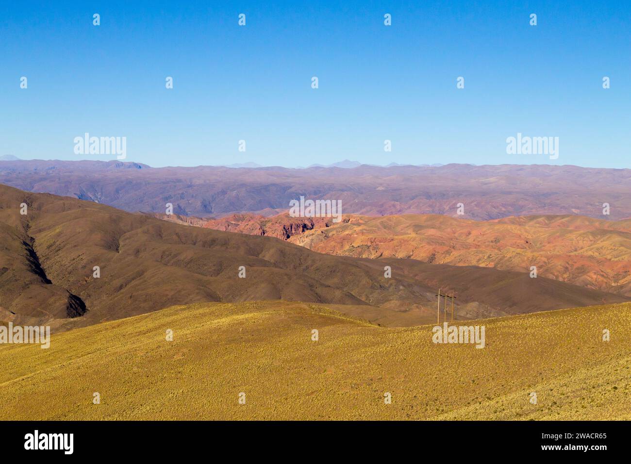 Bolivian mountains landscape,Bolivia.Andean plateau view Stock Photo ...
