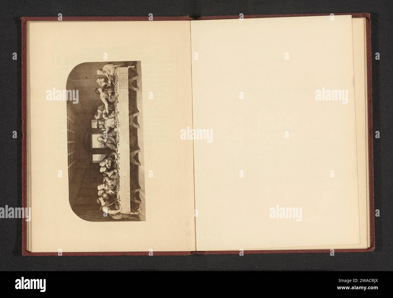 Photo production from a print to a painting, representing the Last ...