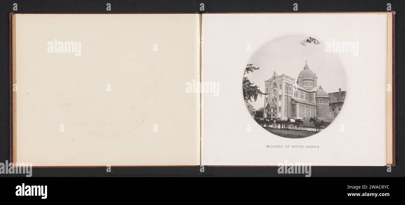 View of the Chapelle Notre-Dame-de-Lourdes in Montréal, Anonymous, in ...