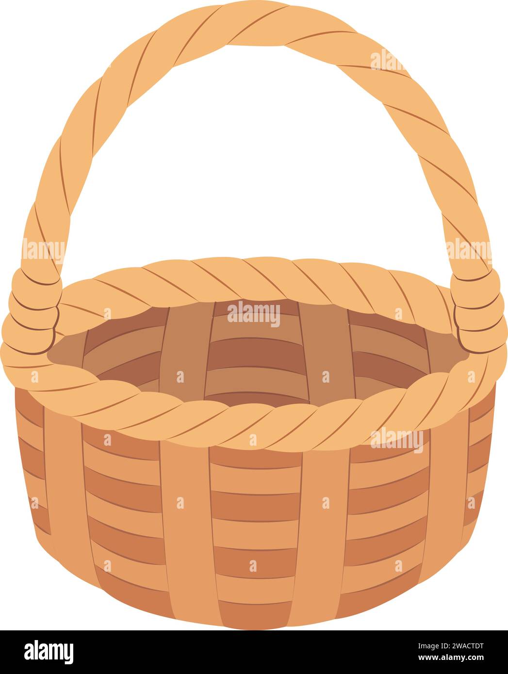 Basket wickerwork background Stock Vector Images - Alamy