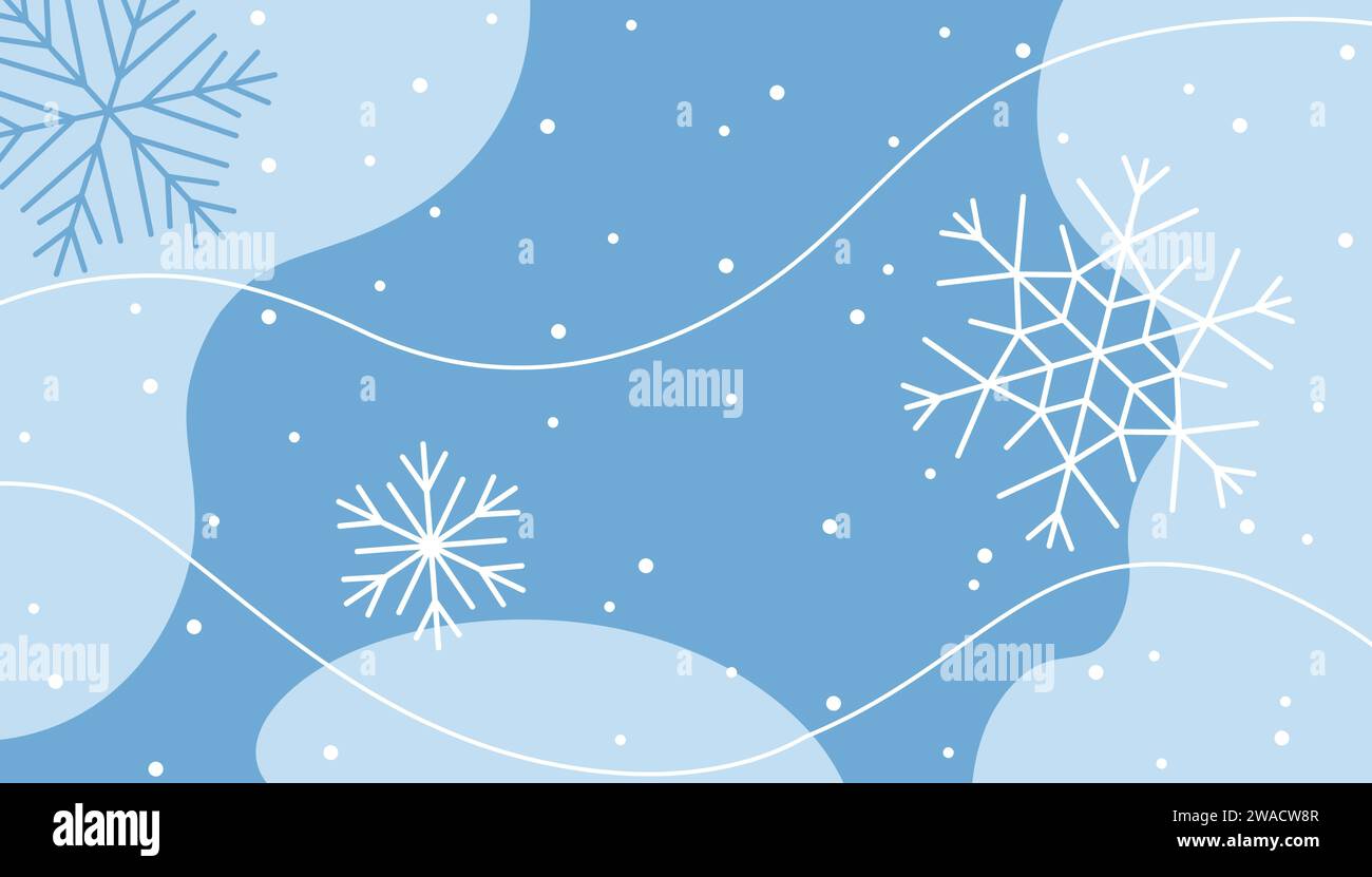 Winter snowflakes background. Fashion show flyers, light banners with ...