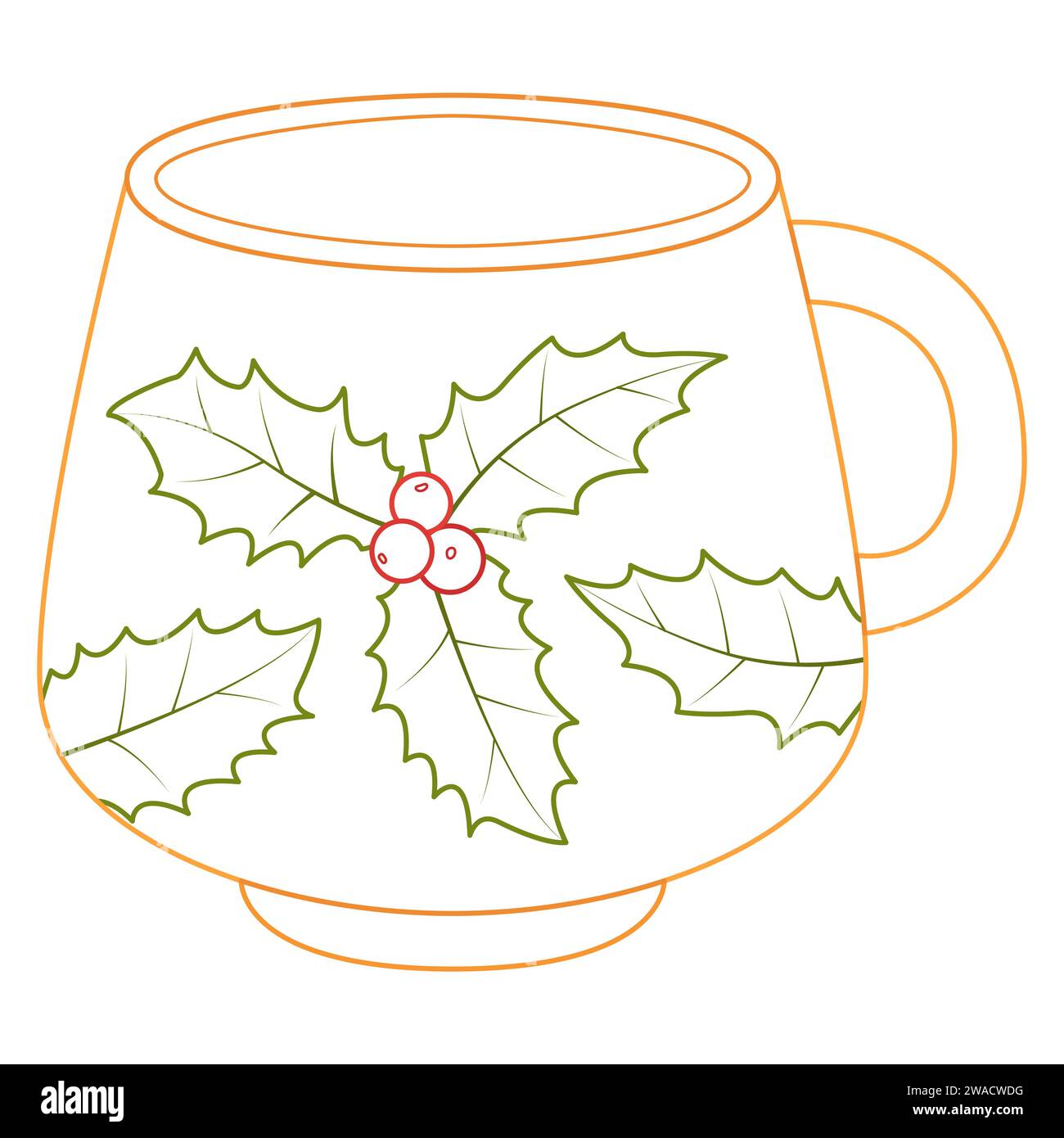 Coffee cup vector illustration cartoon hot drink in teacup cafe Cut Out ...