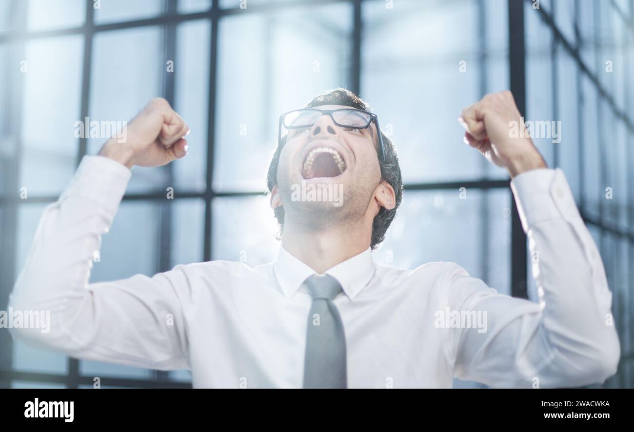 salary or sales growth, successful winner businessman concep Stock ...