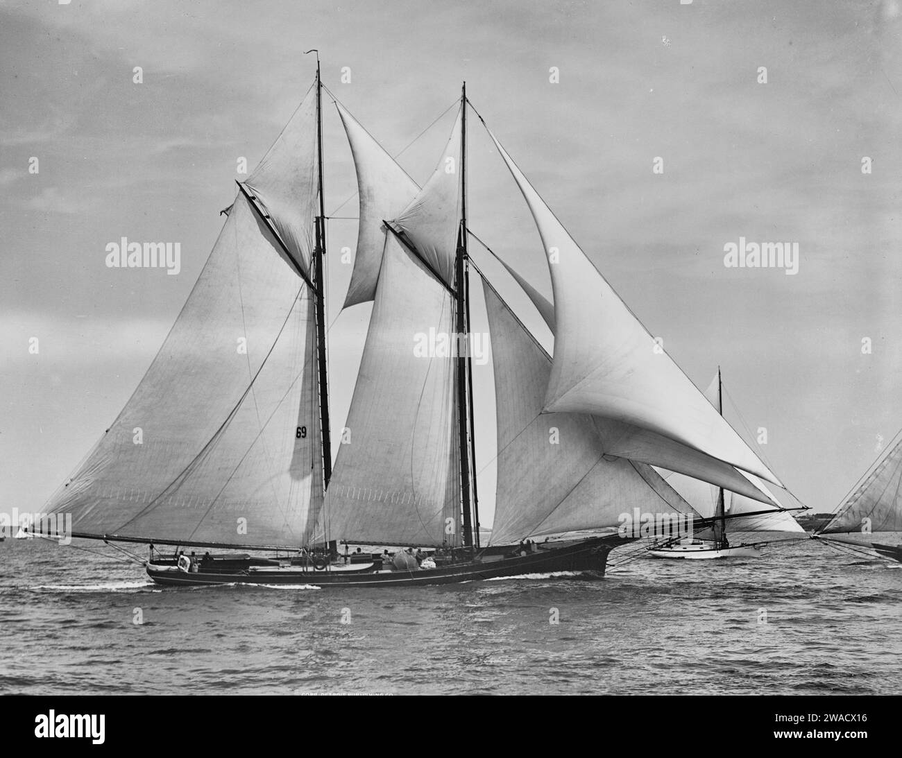 Sailing america's cup Black and White Stock Photos & Images - Alamy