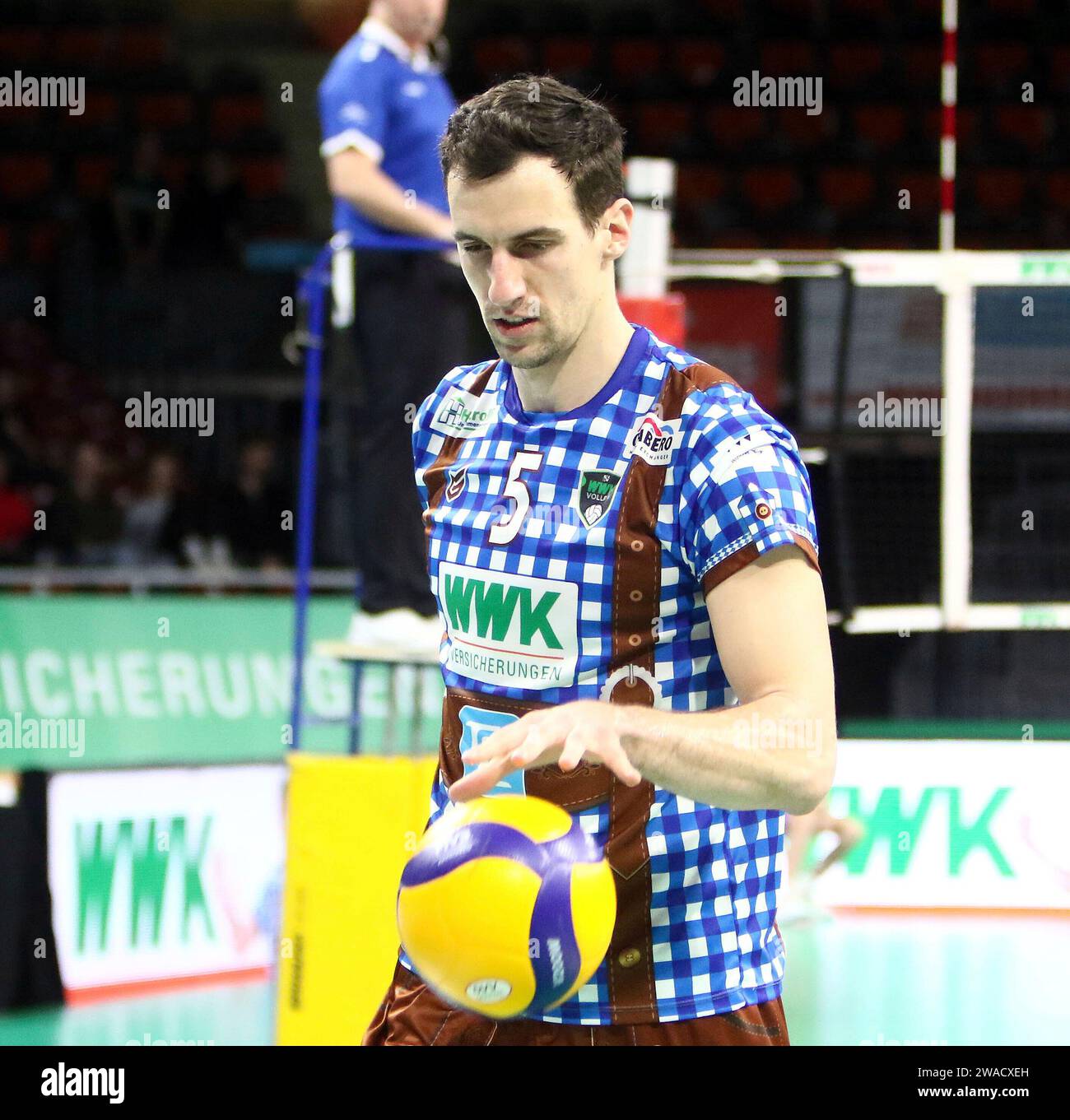 Enes DUSTINAC (Herrsching), He-Volleyballl, Bundesliga 20223/24, WWK ...