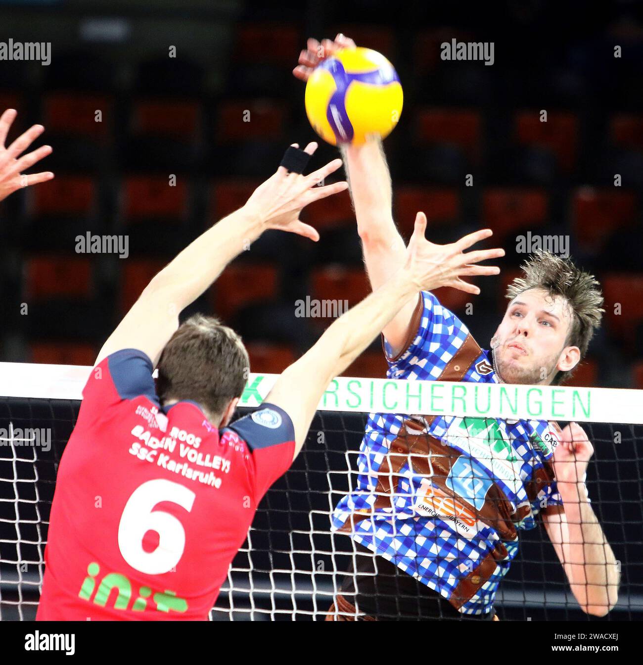 von links Felix ROOS (Karlsruhe), Filip JOHN (Herrsching), He ...