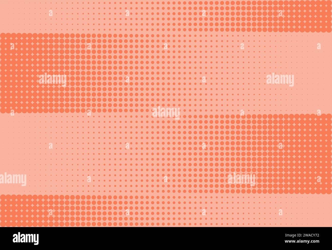Abstract Minimal Geometric Background With Dots Apricot Crush Trendy
