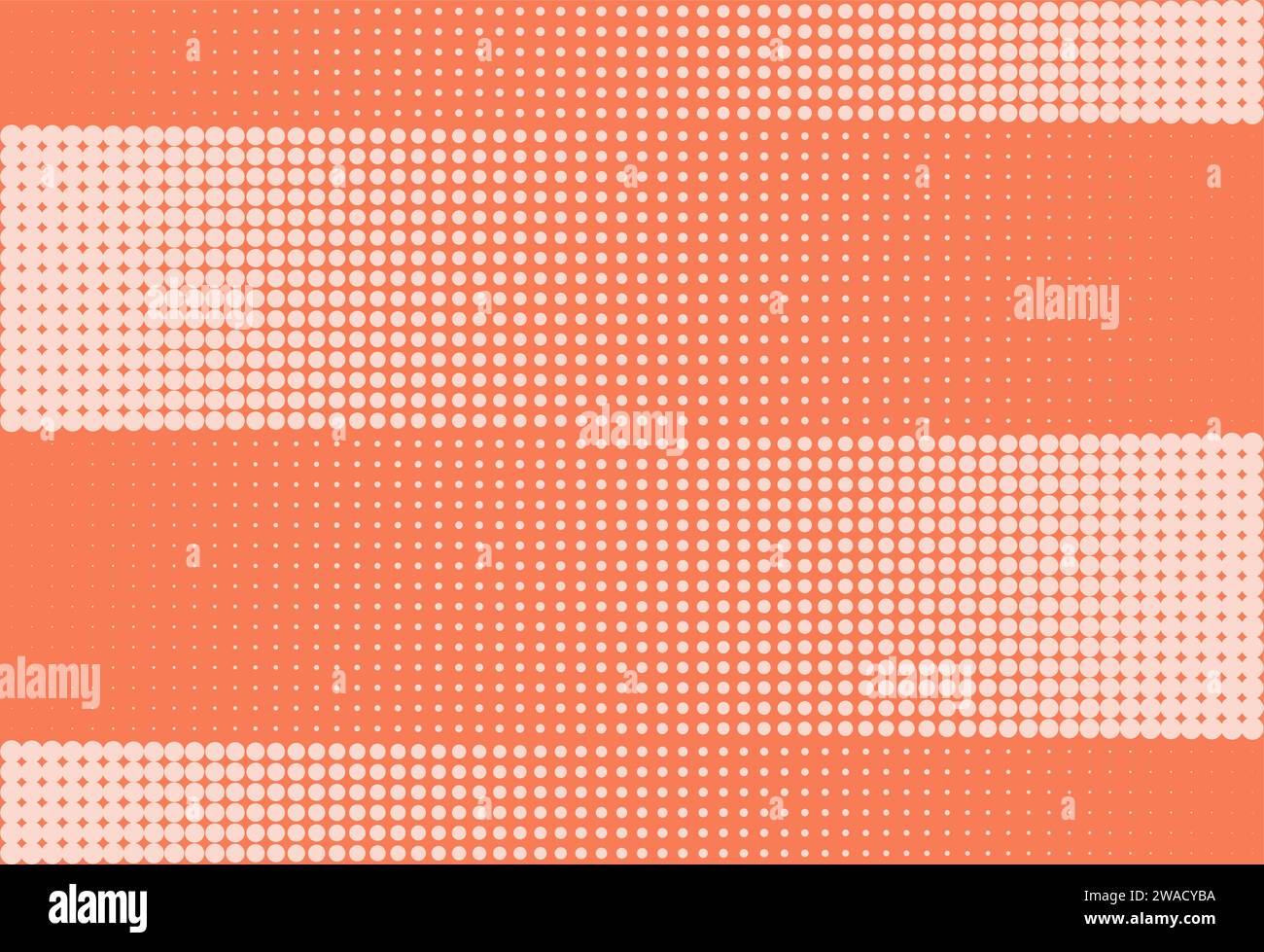 Abstract minimal geometric background with dots. Apricot Crush. Trendy ...