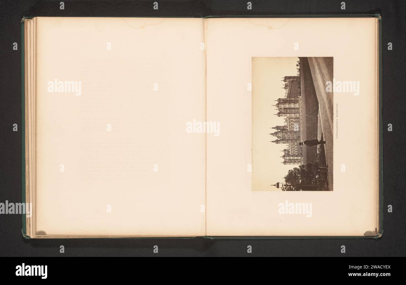 View of Donaldson's Hospital, Archibald Burns, c. 1862 - c. 1867 ...