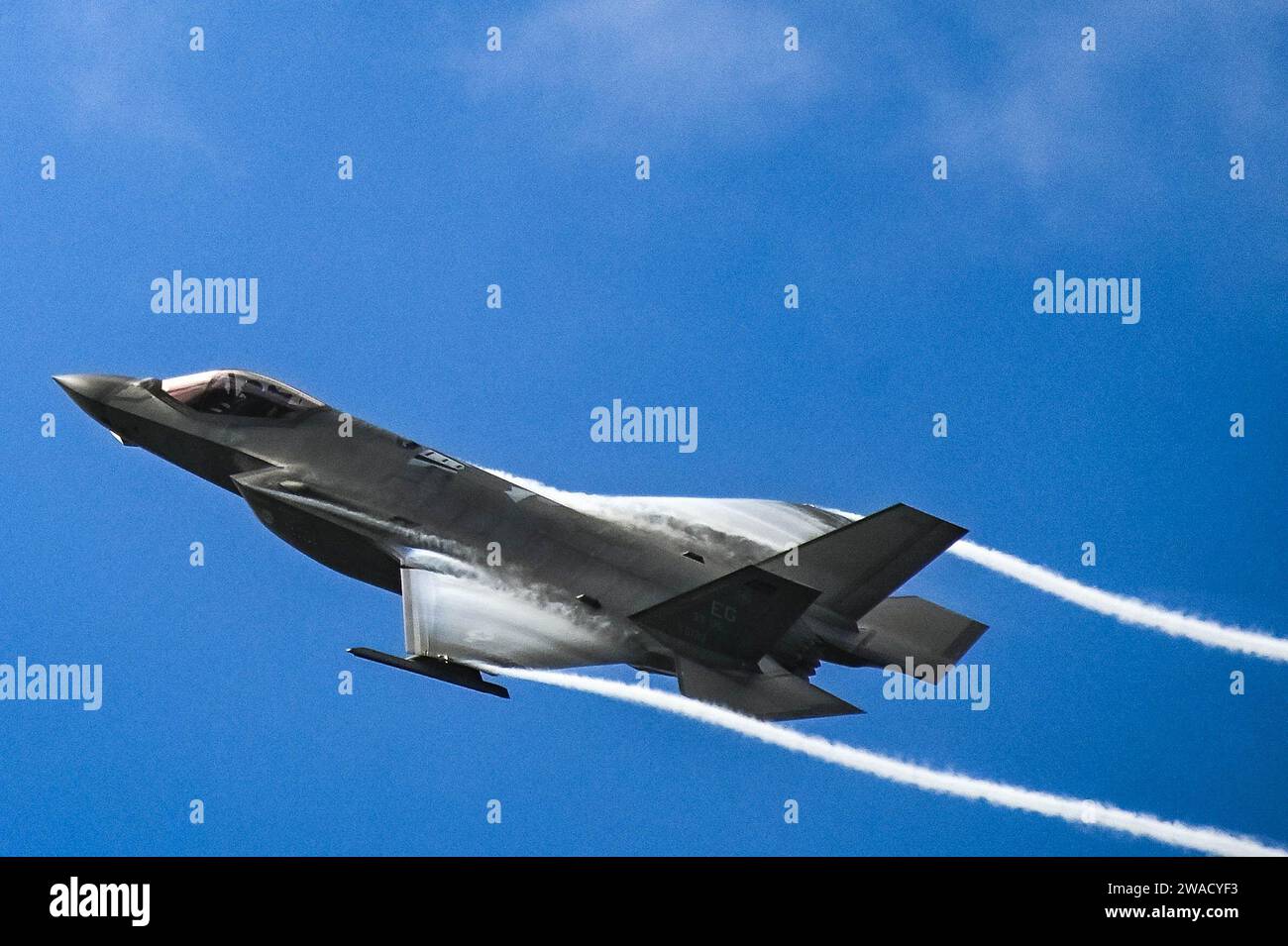 A U.S. Air Force F-35A Lightning II assigned to the 60th Fighter ...