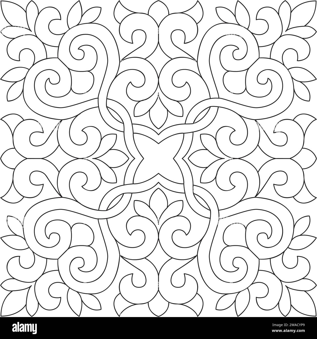 Colouring paper circle Stock Vector Images - Alamy