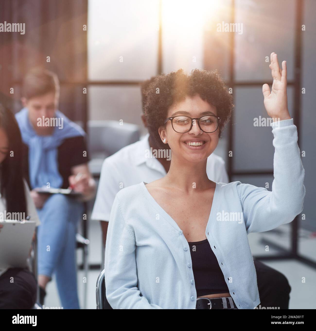 Employees meeting in conference hi-res stock photography and images - Alamy