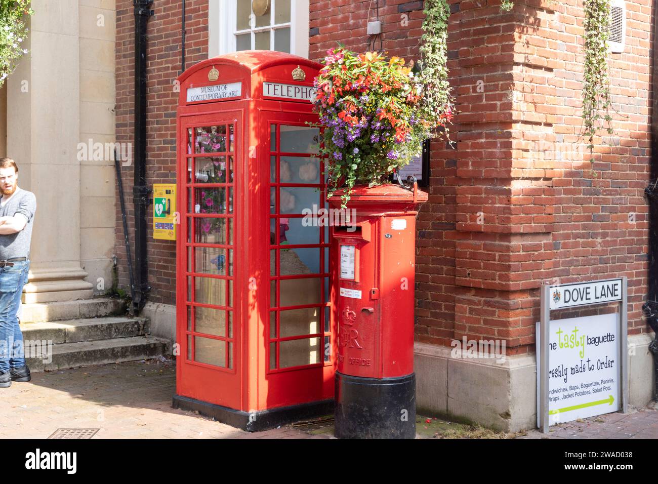 Sidmouth Devon, red London phone box turned into micro museum ...
