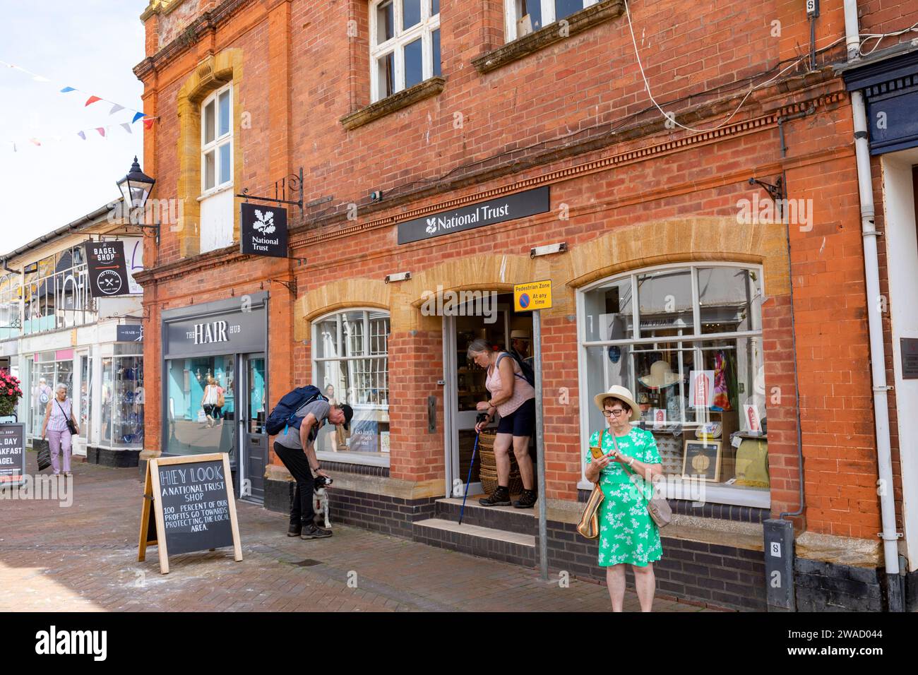 National Trust office building in Old Fore street,Sidmouth town centre ...