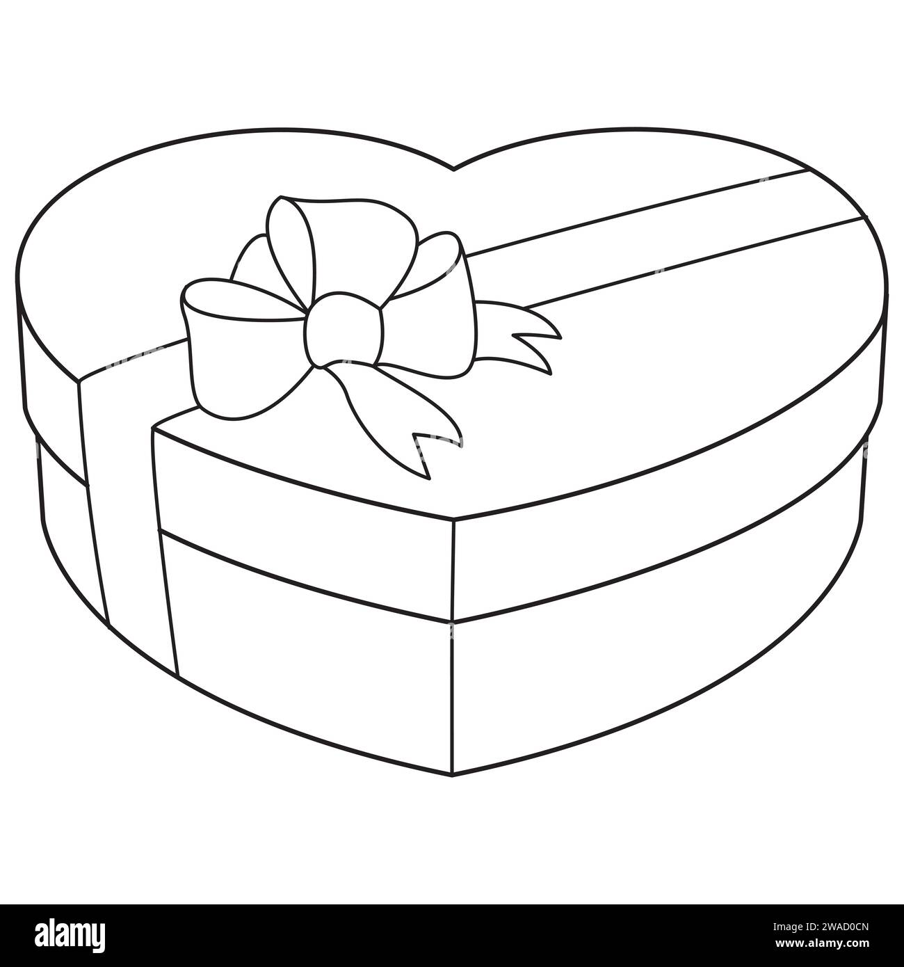 Gift package coloring page hi-res stock photography and images - Alamy