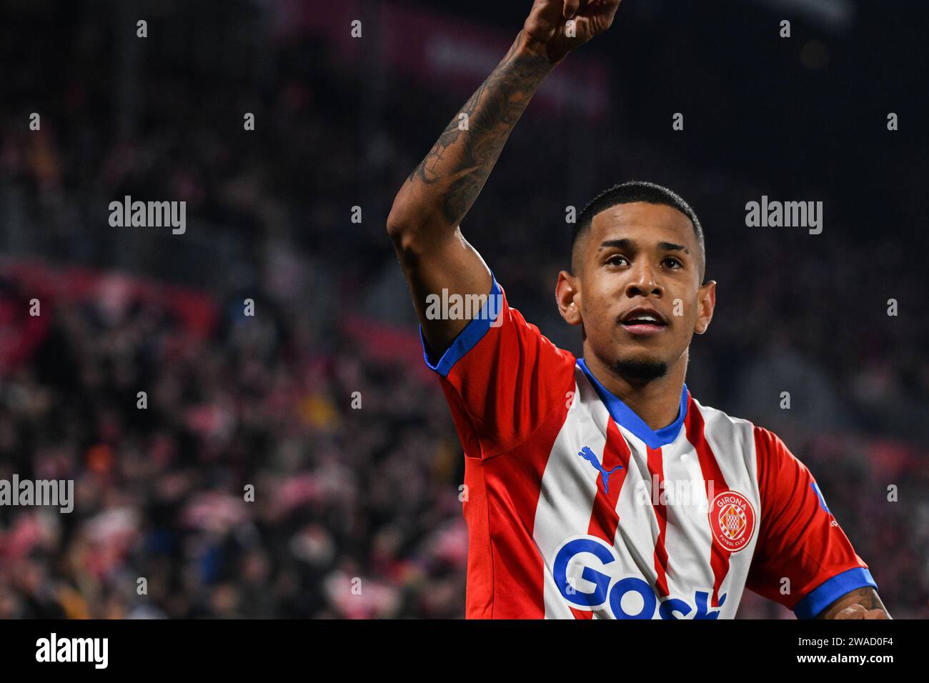 Girona, Girona, Spain, Spain. 3rd Jan, 2024. Match between Girona FC and Club Atlético de Madrid ...