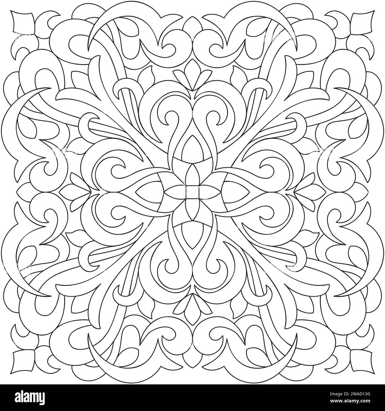 Colouring paper circle Stock Vector Images - Alamy