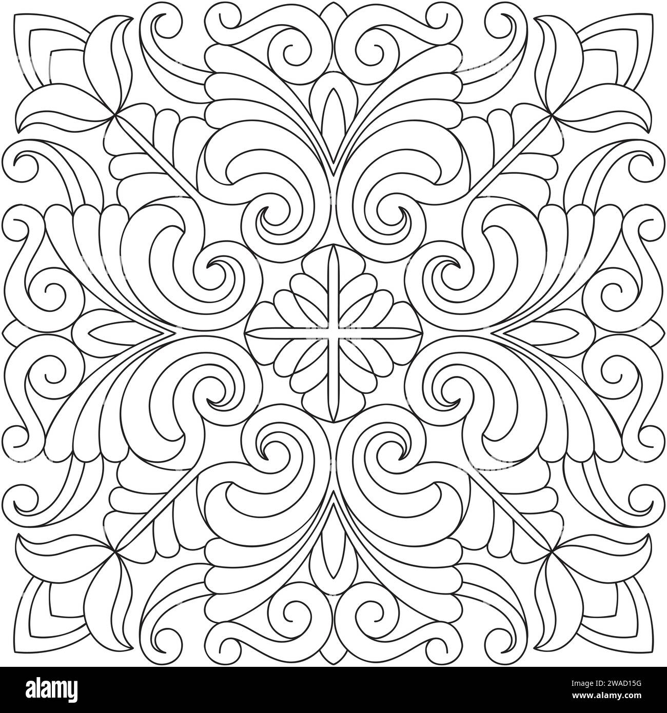 Colouring paper circle Stock Vector Images - Alamy