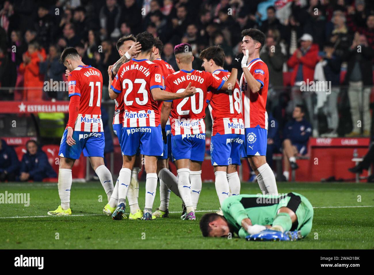 Girona, Spain. 03rd Jan, 2024. GIRONA, SPAIN - JANUARY 3: Match between Girona FC and Club ...