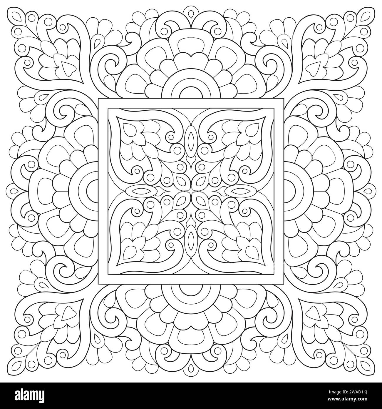 Line pattern design.Black and white seamless linear vector ...