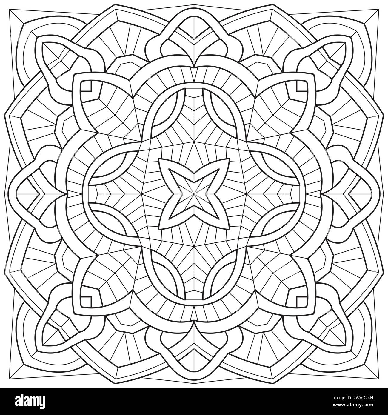 Line pattern design.Black and white seamless linear vector ...