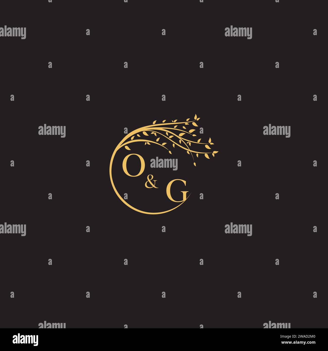 Green og leaves Stock Vector Images - Alamy