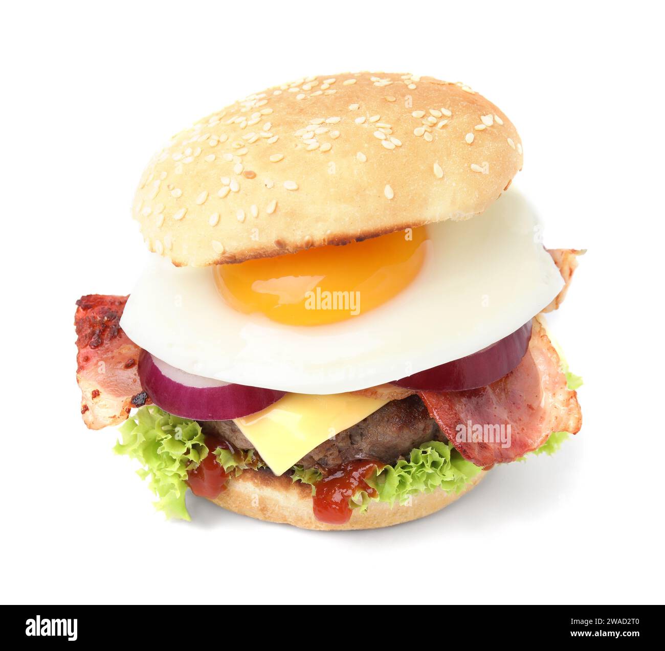 Hamburger egg Cut Out Stock Images & Pictures - Alamy